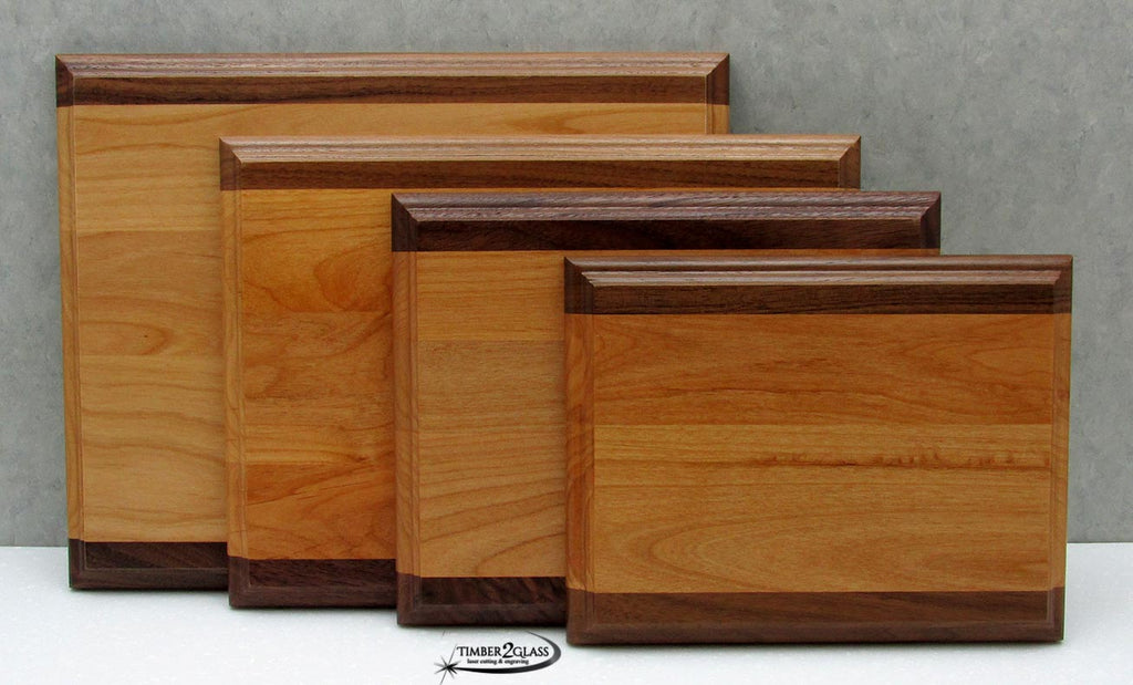 Red Alder & Walnut Plaques-Starting at $32.00 – Timber 2 Glass